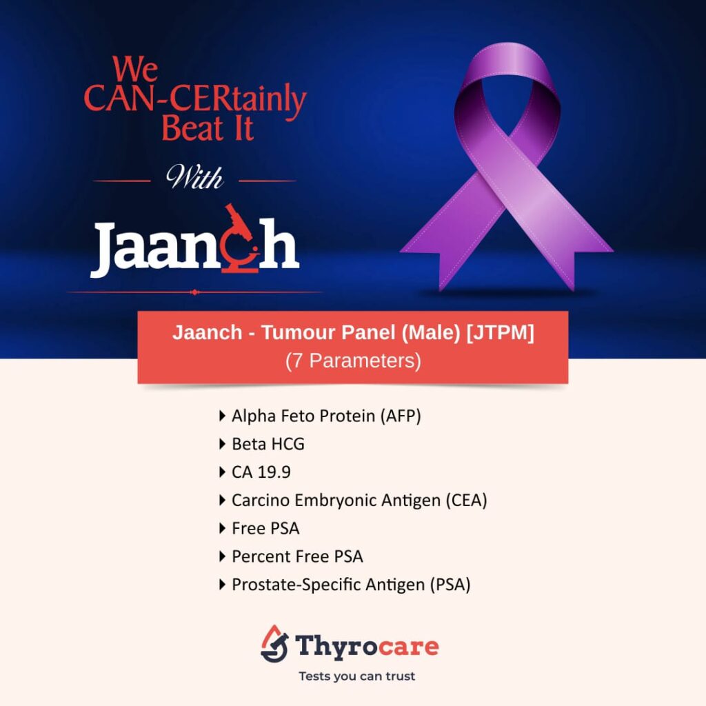 CANCER SCREENING PROFILE FOR MALE | ₹1799/- Only