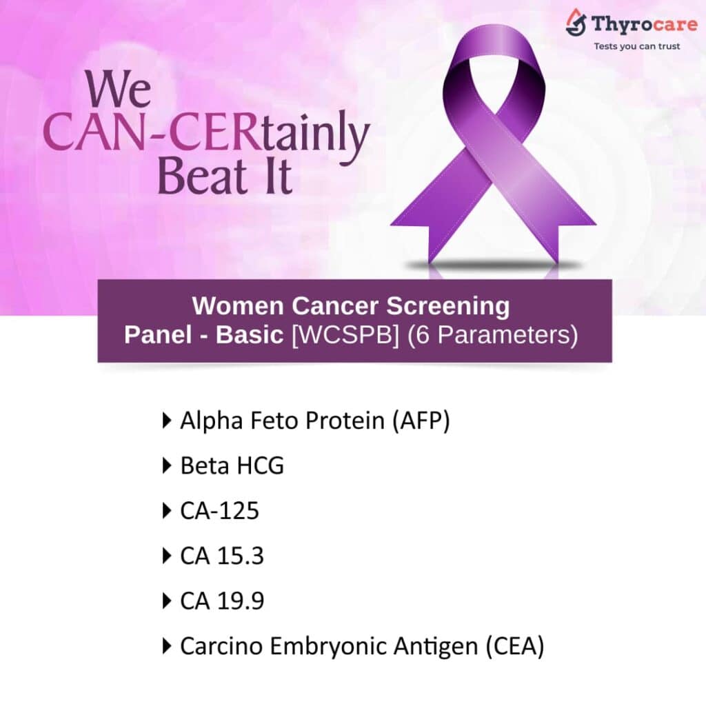 CANCER SCREENING PROFILE TEST - FEMALE | @1799/-